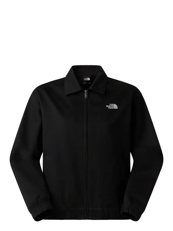 The North Face Twill Collared Zip-up Jacket - Black
