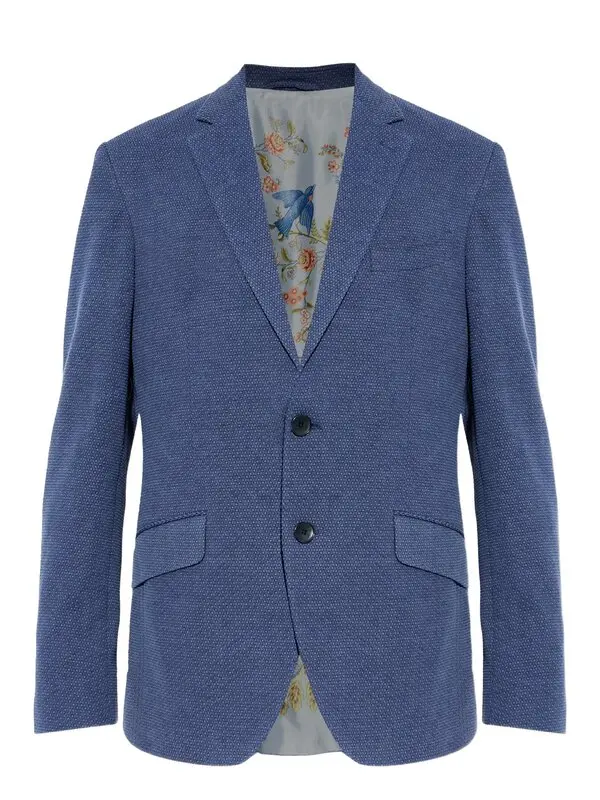 Etro Roma Jersey Blazer - Blue