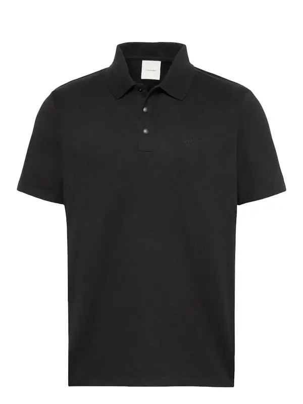 Calvin Klein Tech Interlock Polo - Black