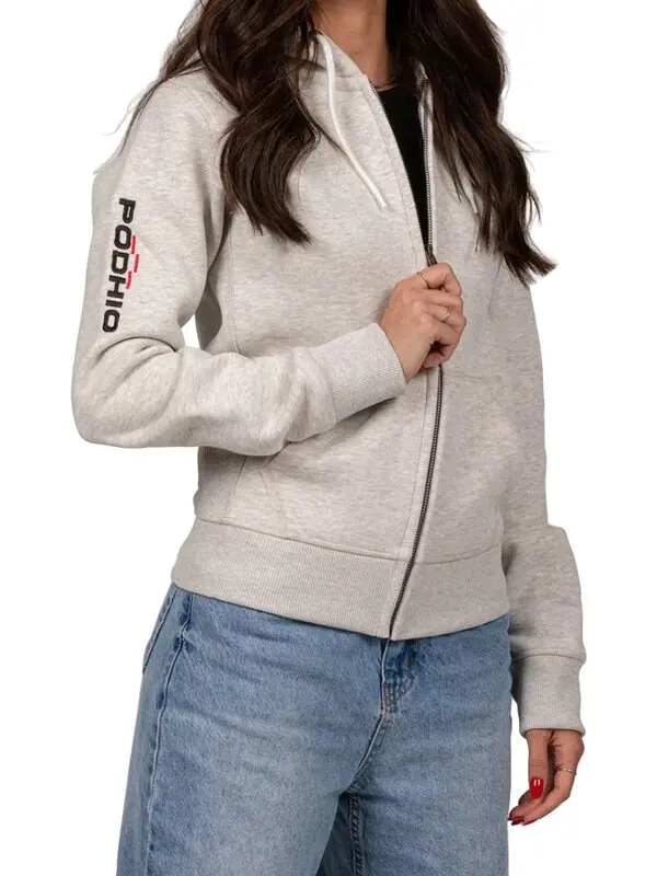 PODHIO Authentic 360 Full Zip Hoodie - Gray