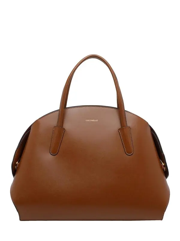 COCCINELLE Tylde Calf Handbag - Brown