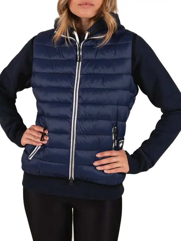 PODHIO Padded Down Imitation Vest - Blue