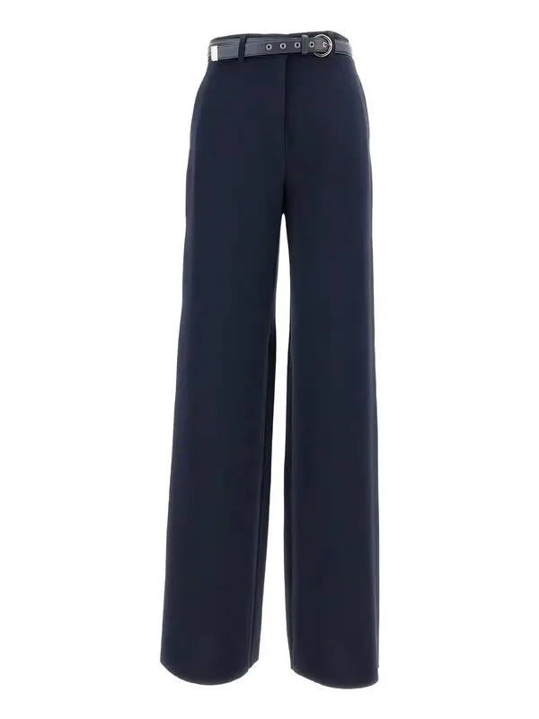 Max Mara Wide Leg Trousers - Blue