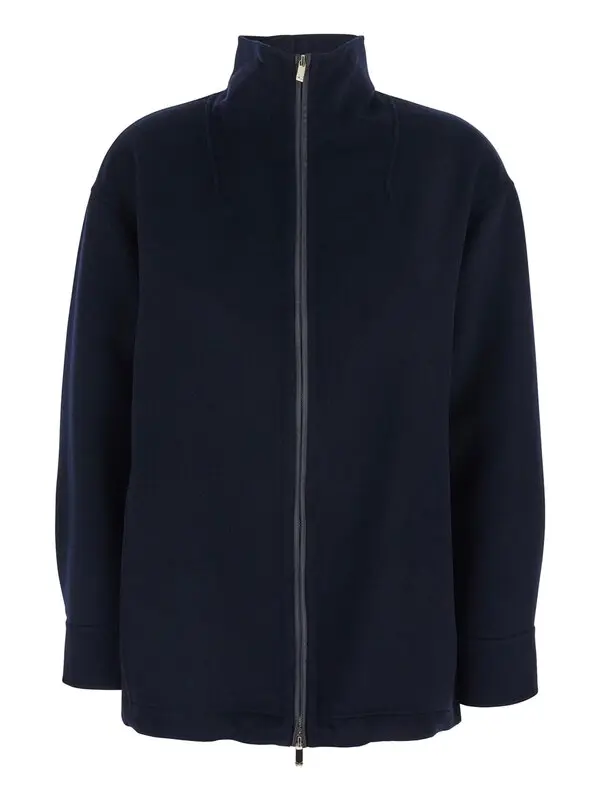Max Mara Pine Zip-up Jacket - Blue