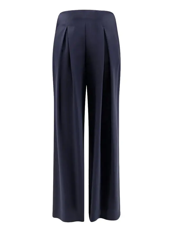 Max Mara Wide Leg Trousers - Blue