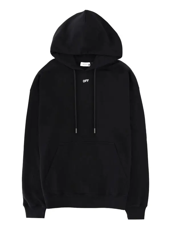 Off-White 3d Arrow Spray Skate Hoodie - Black