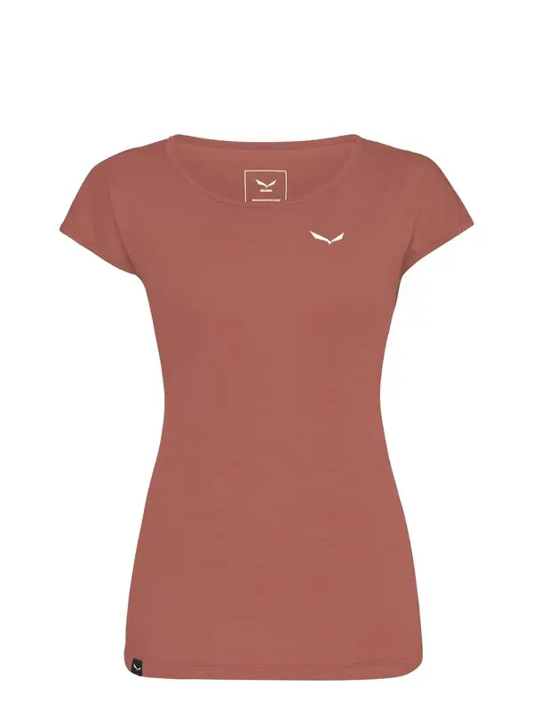 SALEWA Puez Melange Dry Short Sleeve T-shirt - Red