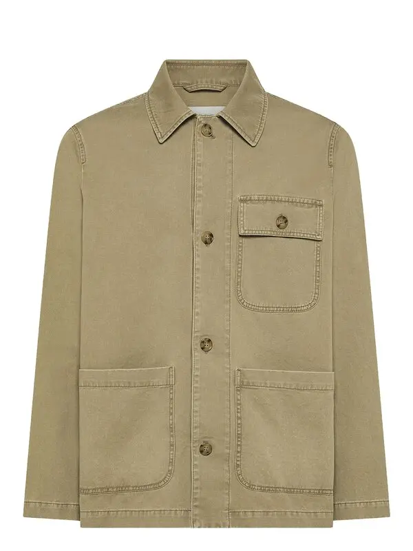 SEVENTY VENEZIA Utility Jacket - Brown
