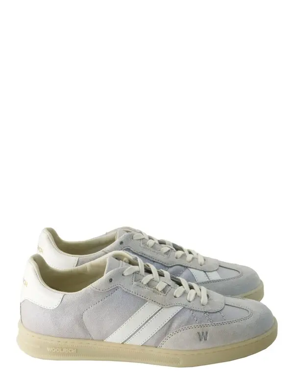 Woolrich Double U.t Suede Tex Laminated Sneakers - Gray