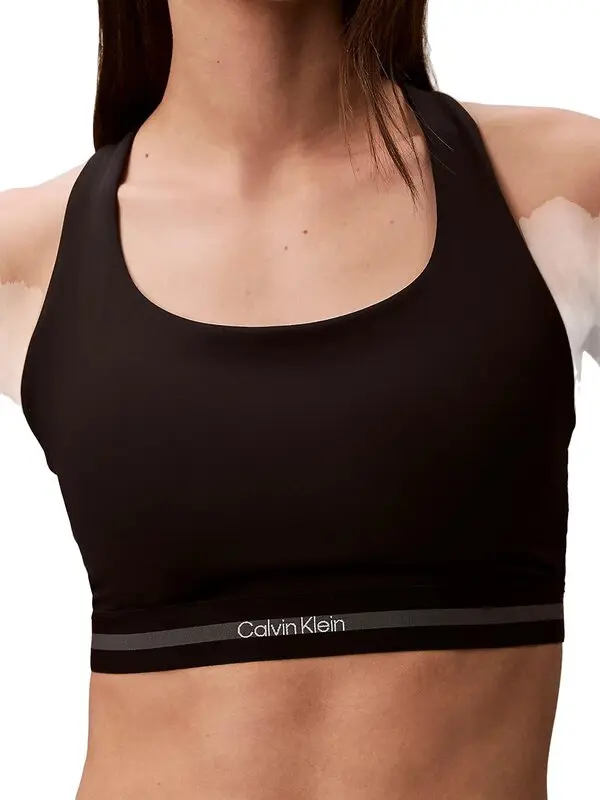 Calvin Klein Icon Sport Medium Support Bra - Black