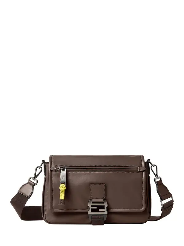 Fendi Flux Messenger Bag - Brown