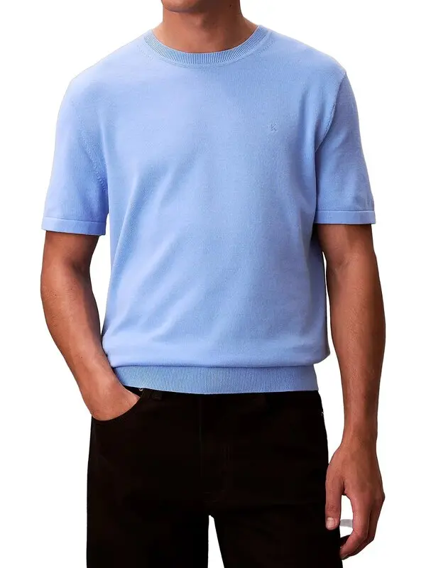 Calvin Klein Supima Cotton Crew - Blue