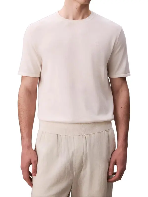 Calvin Klein Supima Cotton Crew - White
