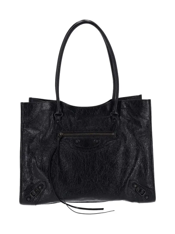 Balenciaga Le City" Tote Bag - Black