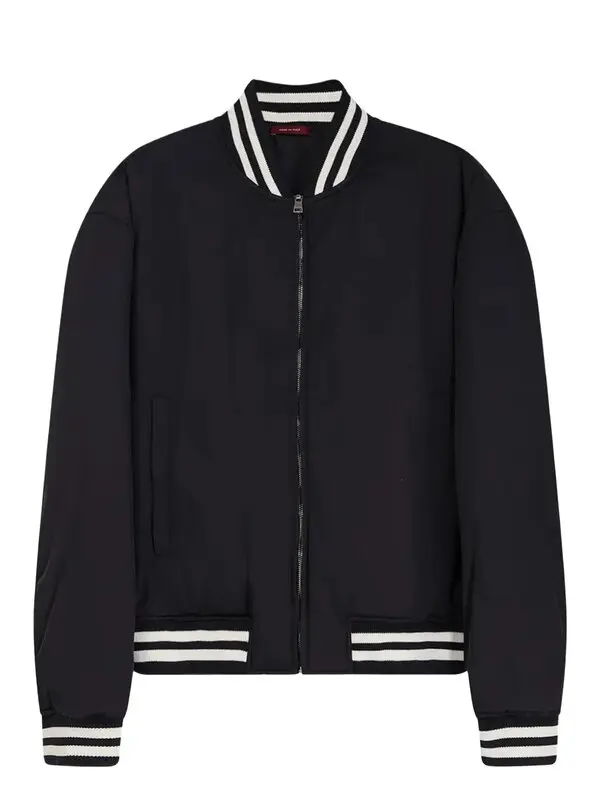 Gucci Blouson With Striped Accents - Black