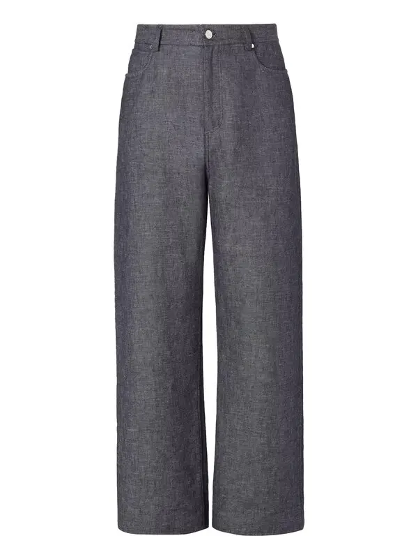 Fendi D. Relaxed Jeans In Denim - Blue