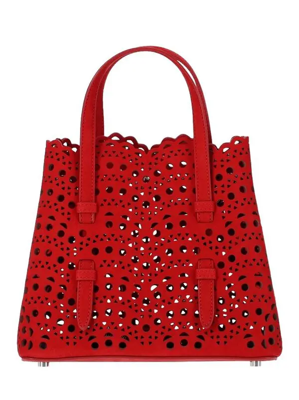 Alaïa Mina 20 Tote Bag - Red