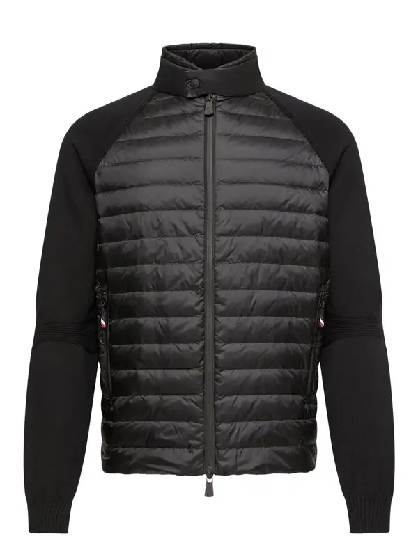 Moncler Zip-up Cardigan - Black