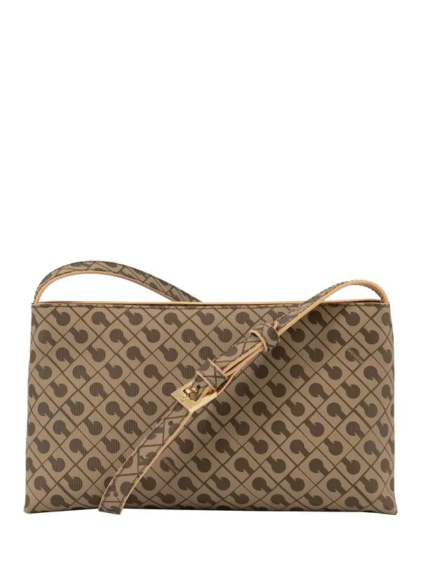 GHERARDINI Monogram Crossbody Bag - Brown