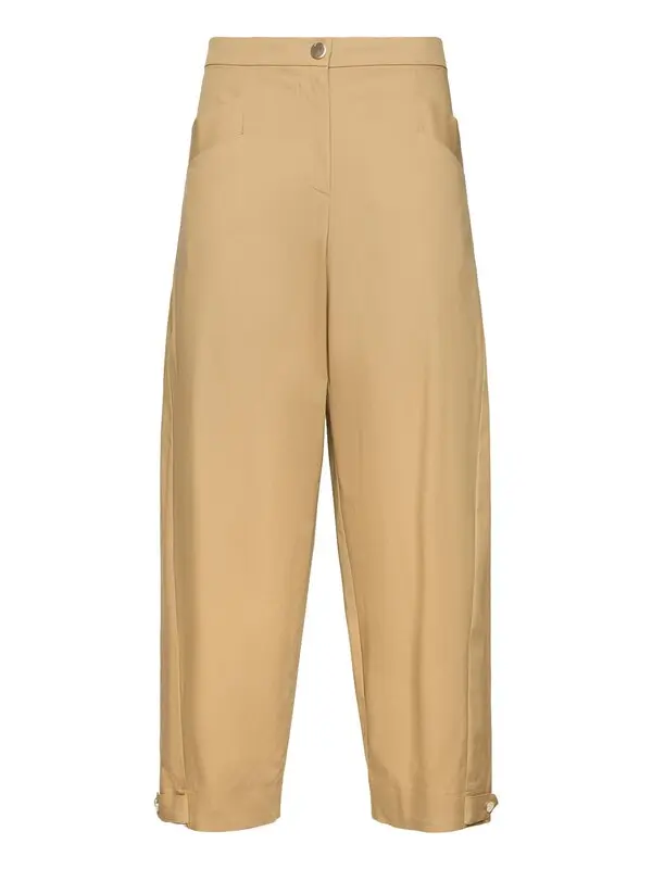 ELENA MIRO` Tailored Trousers - Brown