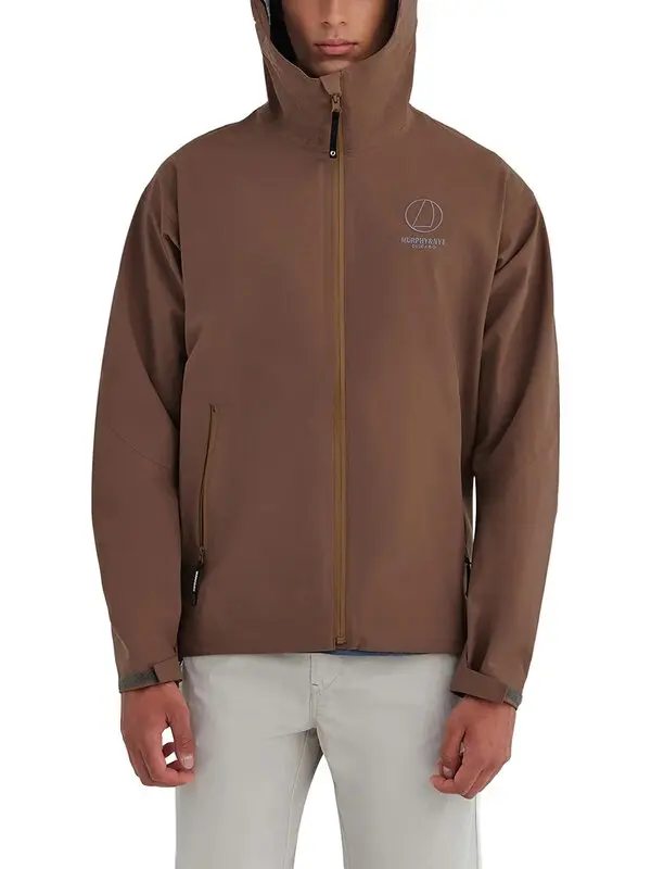 MURPHY&NYE Ranger Zip-up Hooded Jacket - Brown
