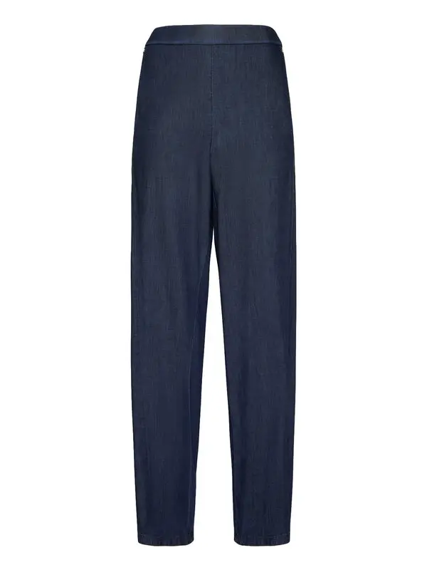 ELENA MIRO` Carrot Jeans - Blue