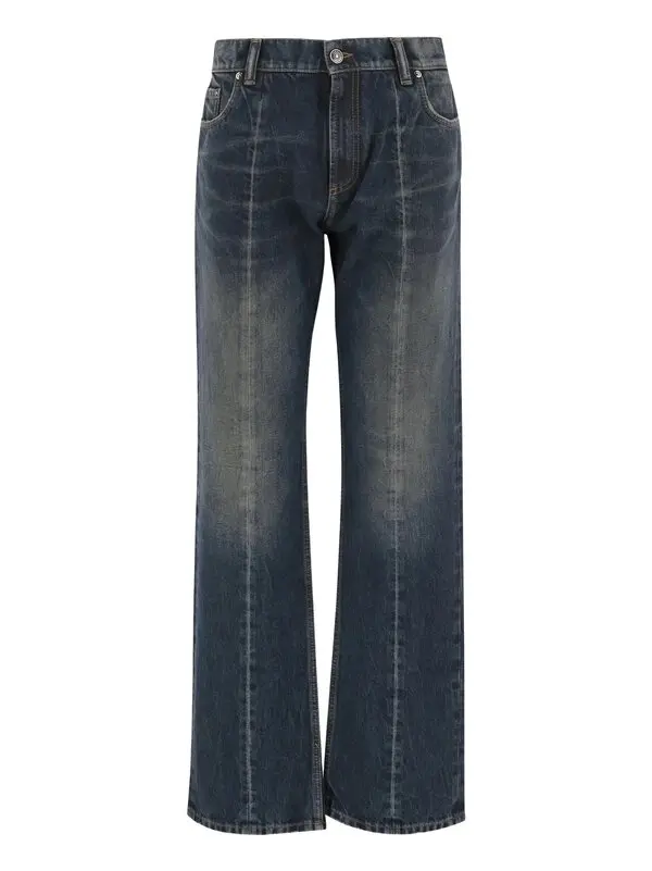 Versace Non-stretch Vintage Shibuya Denim Pants - Blue