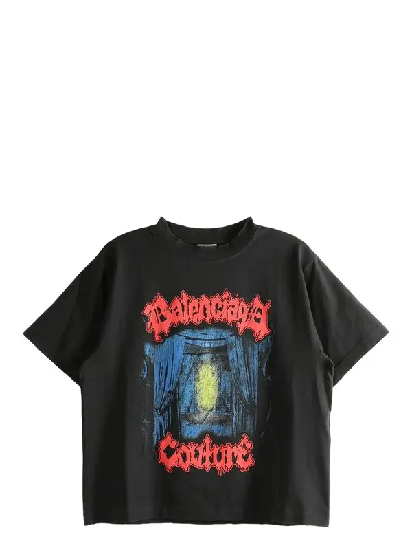 Balenciaga Medium Fit T-shirt - Black