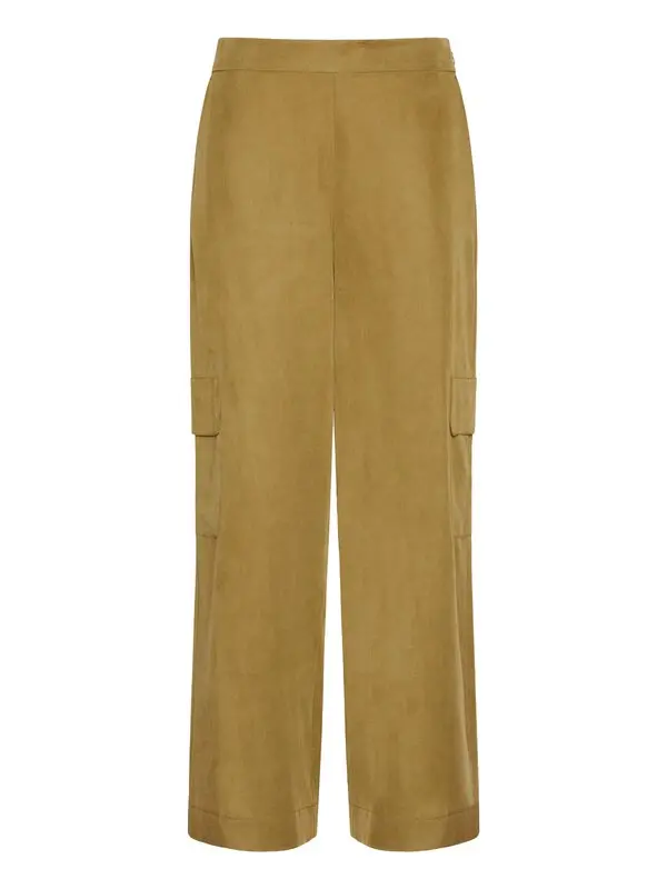 ELENA MIRO` Cargo Pants - Yellow