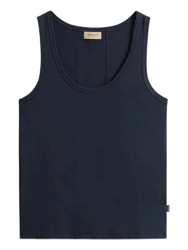 Woolrich Luxe Jersey Tank Top - Blue