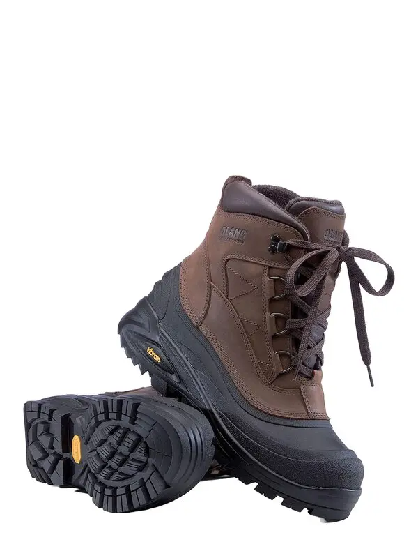 OLANG Pegaso Oc Tex 85 Leather" Lace-up Snow Boots - Brown