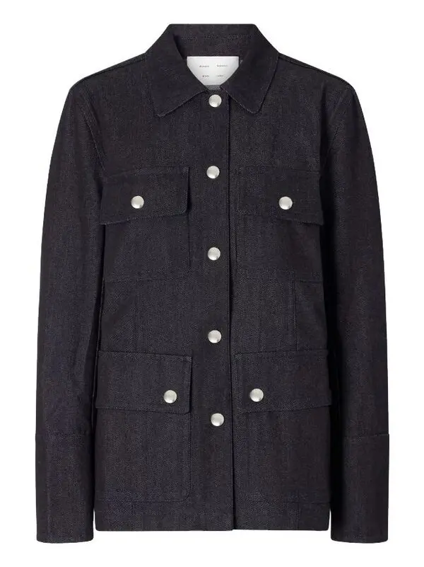 Proenza Schouler White Label Stella Denim Jacket - Blue