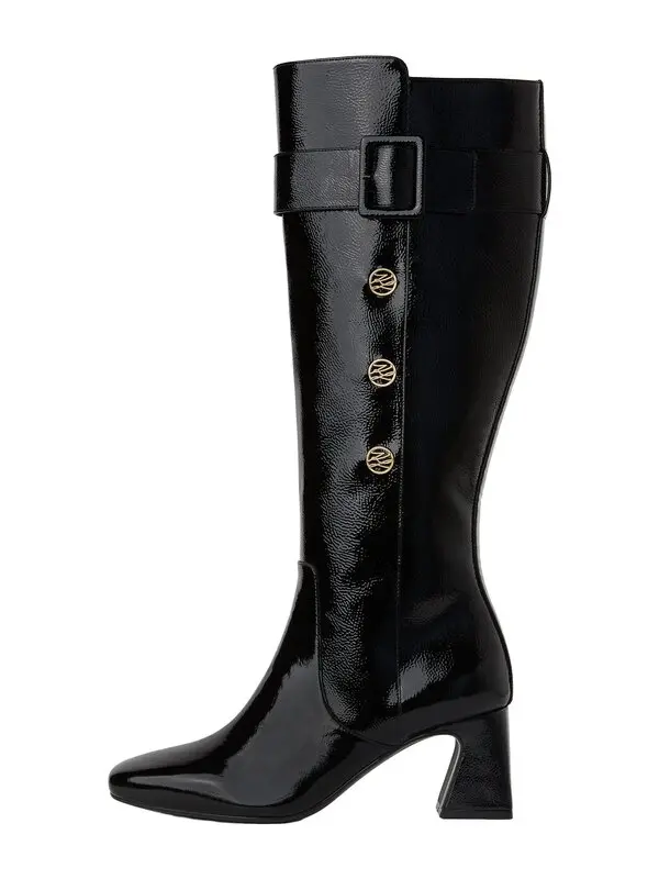 Karl Lagerfeld Beata Autograph Tall Boots - Black