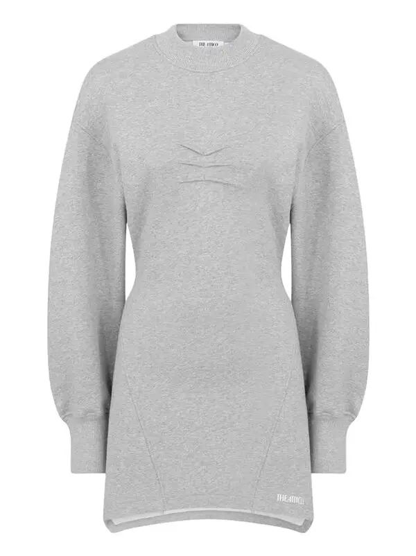 Attico Heather Mini Dress - Gray