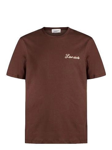 LANEUS T-shirt Size Cotton - Brown