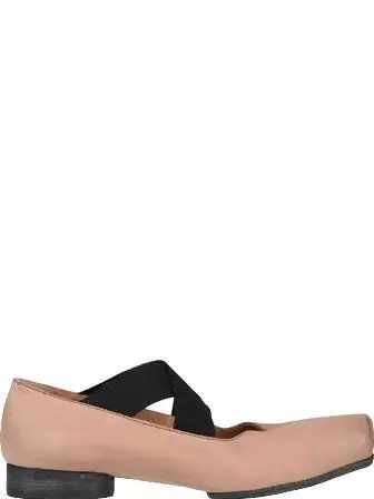 UMA WANG Ballet Flats In Calfskin - Blush