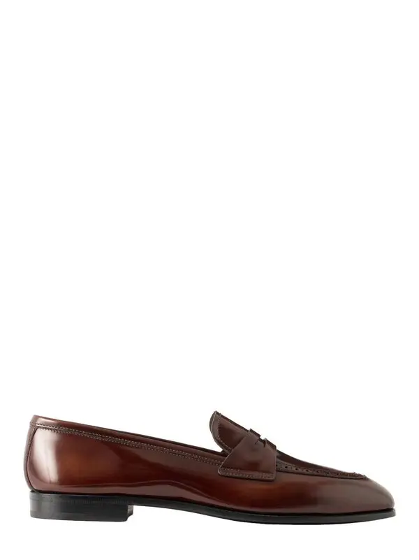Church's Onyx Leather Loafers - Brown