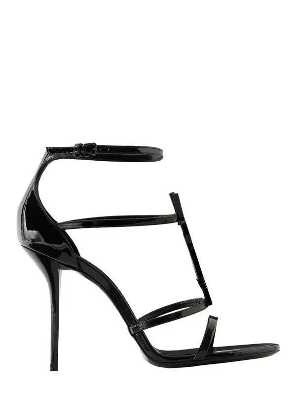 Saint Laurent Cassandra 100 Logo-embellished Leather Pumps - Black