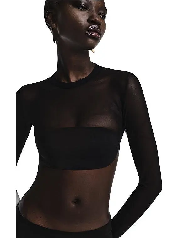 REVOLVE LOS ANGELES Etienor Crop Top - Black