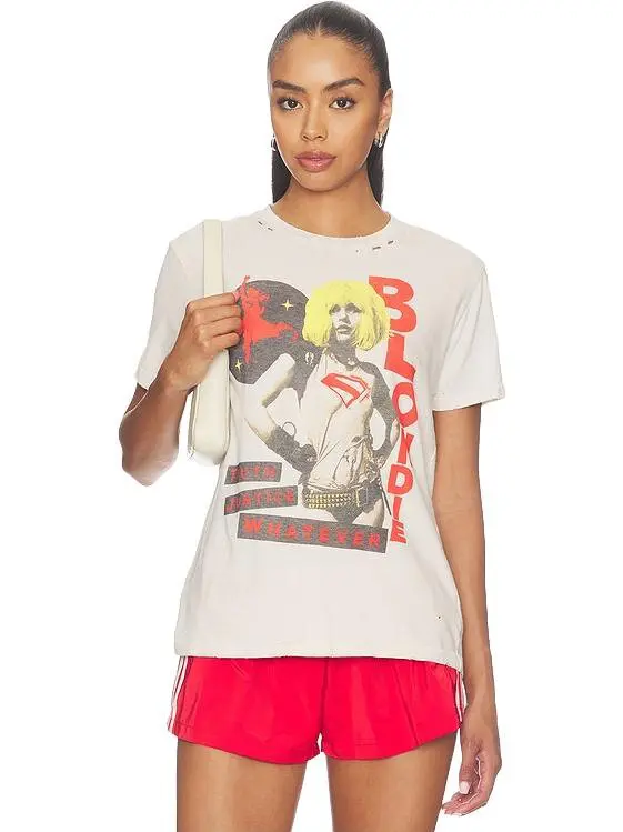 Junk Food Truth, Justice, Whatever' Vintage Destroy Tee - Birch