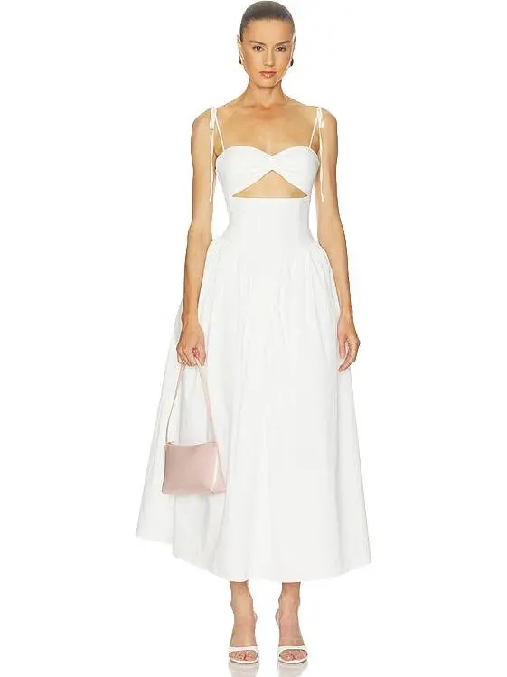 Delfi Naomi Dress - White