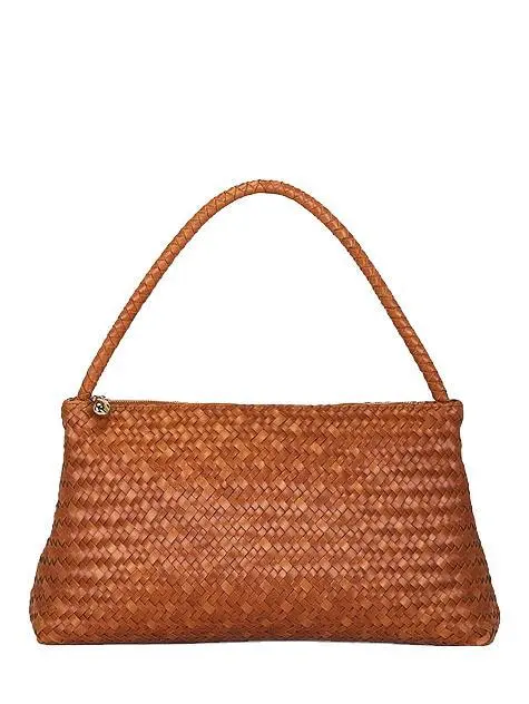 Madewell Handwoven Zip Shoulder Bag - Burnt Sienna