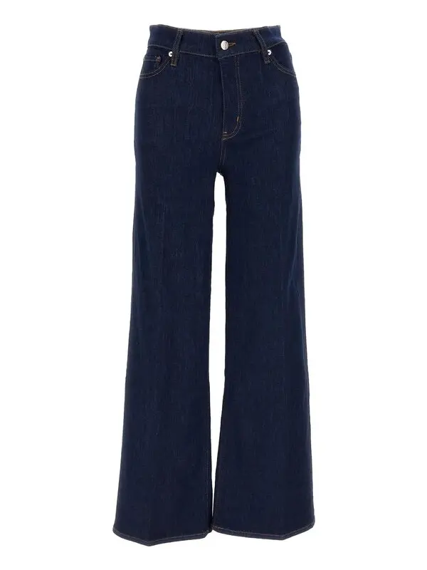 FRAME Le Slim Palazzo Jeans - Blue