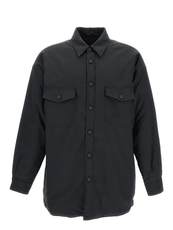 MAISON MARGIELA Overshirt Imbottita Reversibile - Grigio