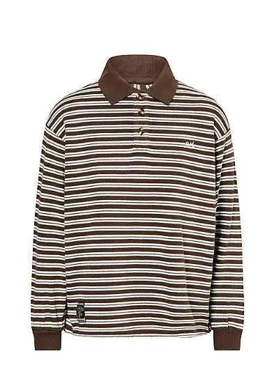 DAMSON MADDER Striped Cotton Rugby Sweatshirt - Multi