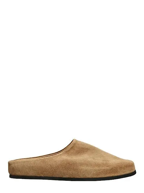 Dear Frances Vico Suede Mules - Camel