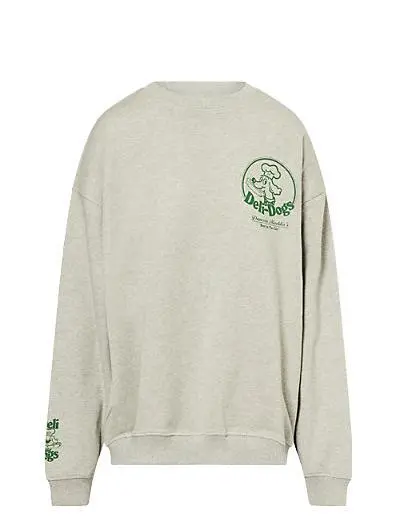 DAMSON MADDER Cotton-jersey Sweatshirt - Grey