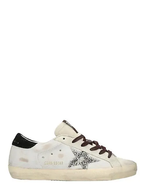 GOLDEN GOOSE Super Star Suede Trainers - White/comb