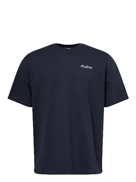 MALBON Bermuda Baldwin Cotton T-shirt - Navy