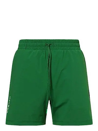 MALBON Performance Poly Tech Woven Shorts - Eden